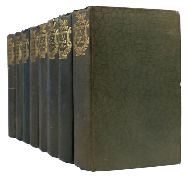 ALLAN CUNNINGHAM THE Works De Robert Brûlures dans Un 7 Volumes 1st ...