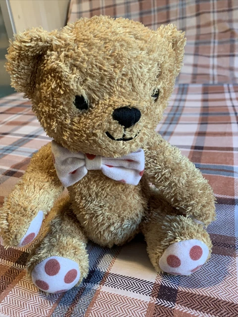 RARE VINTAGE BBC Traditional Jointed Teddy Bear 12” 30cm Plush Soft Toy ...