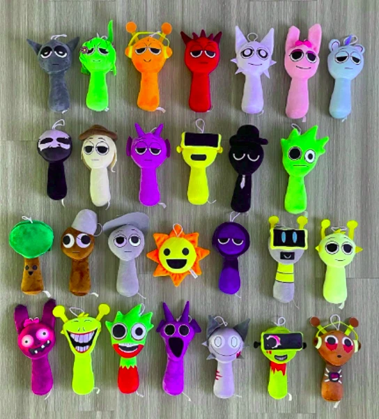 SPRUNKI PLUSH TOY Simon Oren Winda Sprunki Character Doll Plush Toy ...