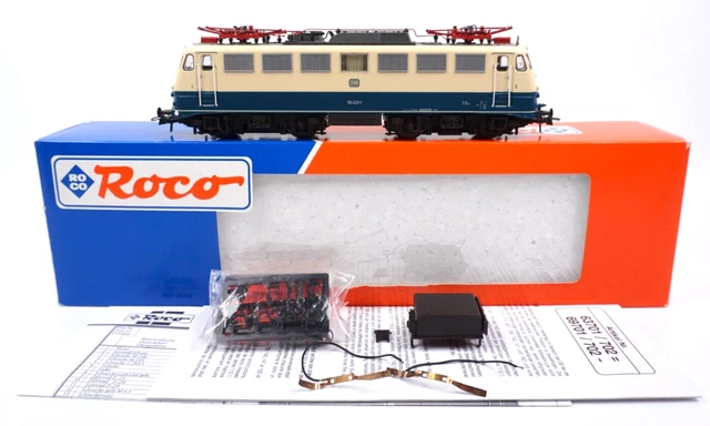 ROCO H0 63701 locomotiva elettrica DC BR 110 423-1 delle ferrovie dello ...