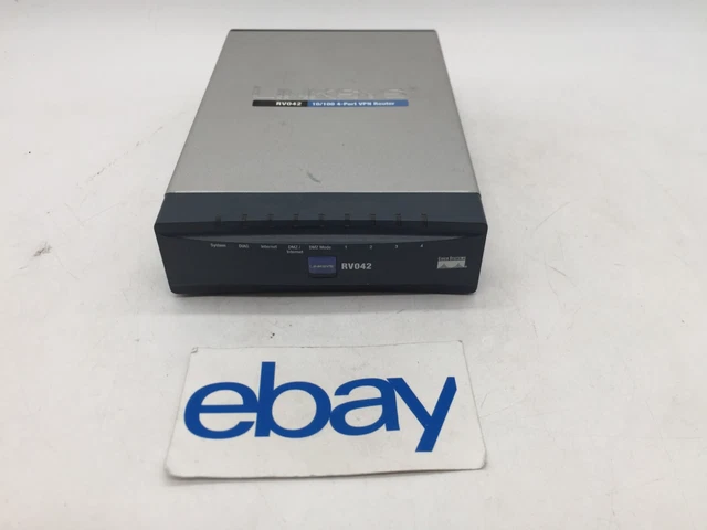 CISCO LINKSYS RV042 10/100 4 Port Dual WAN VPN Router UNIT ONLY FREE S ...