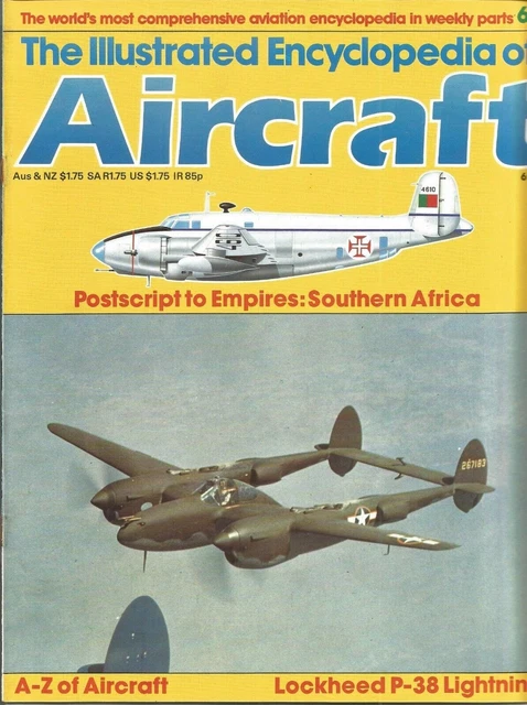 ILLUSTRATED ENCYCLOPEDIA OF Aircraft #64 Cutaway Lockheed P-38 Lightning $6.49 - PicClick AU
