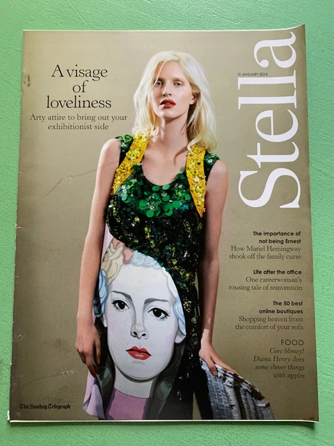 STELLA MAGAZINE (UK) 19-January-2014 Model Eveline Rozing + Mariel ...