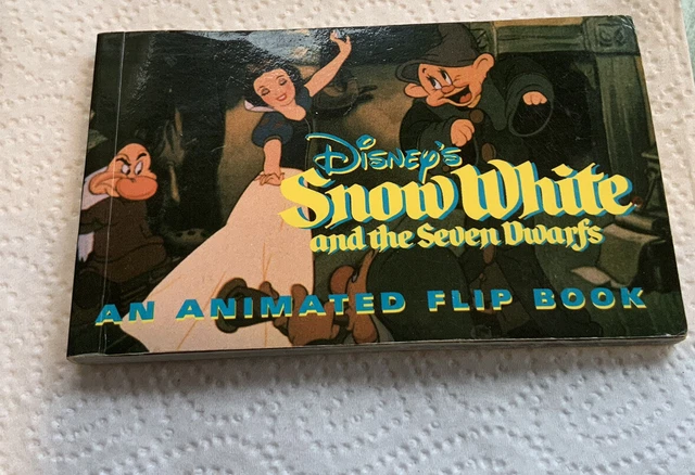 VINTAGE SNOW WHITE and the Seven Dwarfs Animated Flip Book FIRST ...