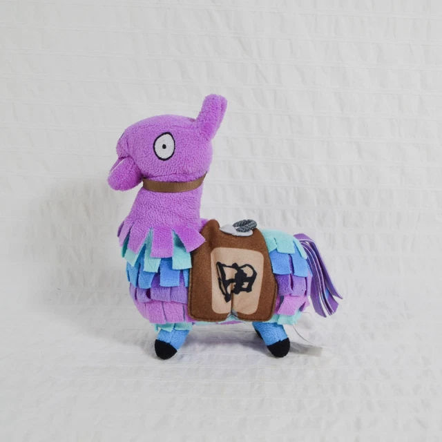 FORTNITE EPIC GAMES Loot Llama Soft Plush Cuddly Toy Russ Purple 18cm ...