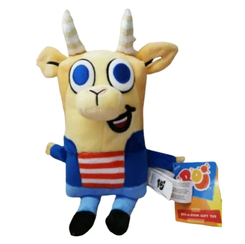 SEGA CBEEBIES TV Boj A Boom Gavin 10" Goat Plush cuddly Bojaboom Soft ...
