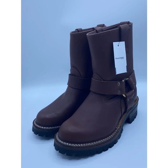 WESCO WESTERN BOOTS Leather Brown US 5EE Heel 4.5cm Height 25.5cm Sole ...