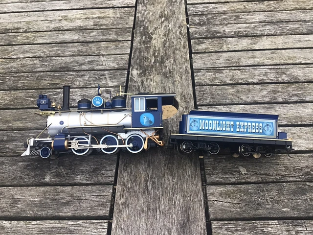 BACHMANN HAWTHORNE VILLAGE ON30 Narrow Gauge Steam Locomotive Moonlight ...