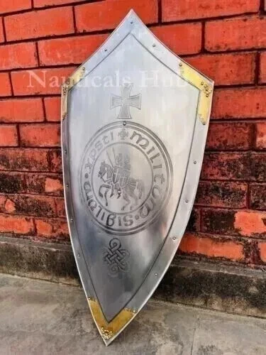MEDIEVAL TEMPLAR ARMOR Shield Knight Fully Wearable Warrior Cosplay X ...