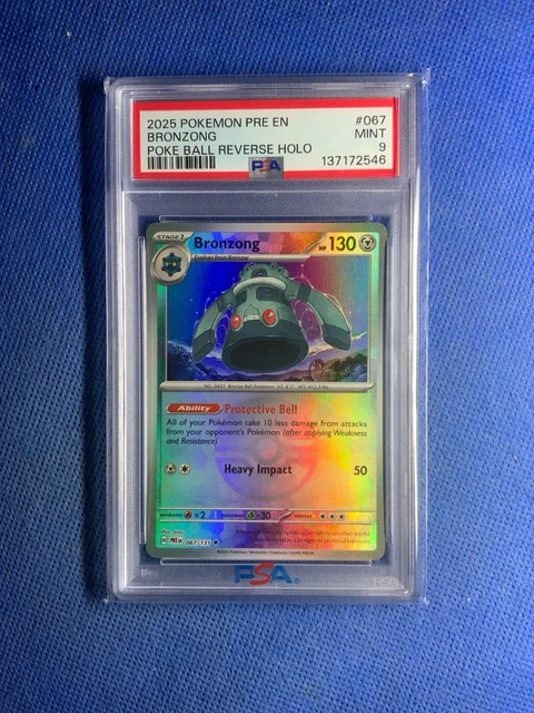 2025 POKEMON PRE En-Prismatic Evolutions Poke Ball Reverse Holo ...