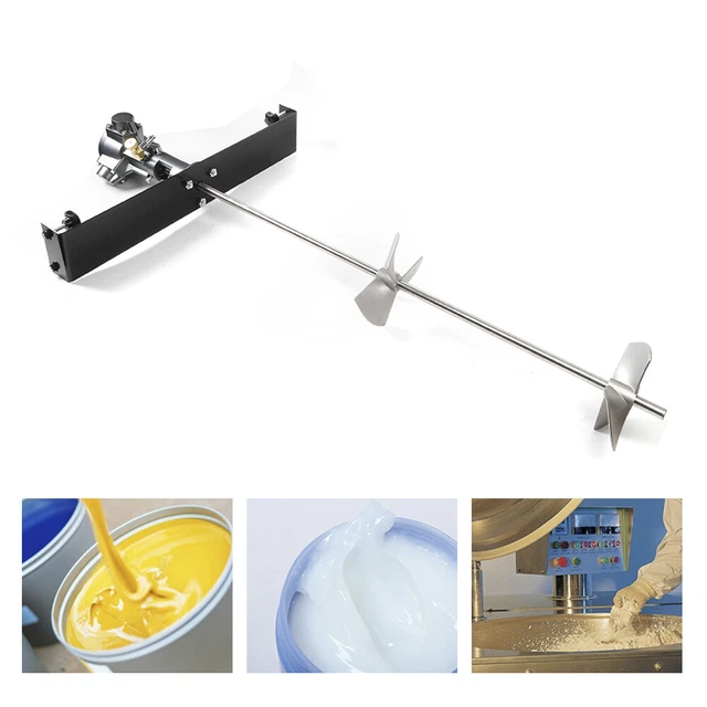 PNEUMATIC PAINT MIXER Stand For Tank Barrel Stainless Steel Agitator 50 ...