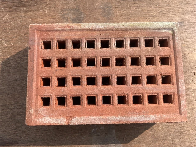 RECLAIMED VICTORIAN TERRACOTTA Clay Air Brick Vent £28.00 - PicClick UK