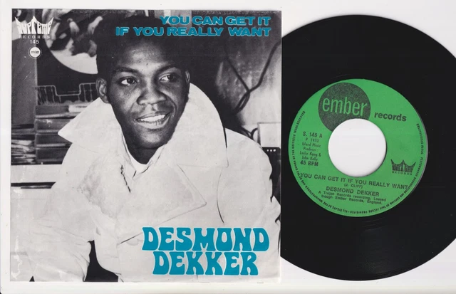 DESMOND DEKKER * 1970 SKINHEAD Reggae SKA * Belgian 45 * Leslie KONG ...