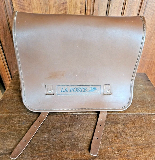ANCIENNE GRANDE Sacoche De Postier La Poste En Cuir L 40 Cm EUR 59,00 ...