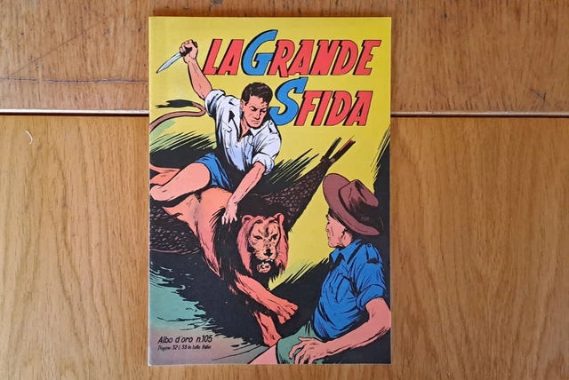 ALBO D'ORO N.105: "La grande sfida" Anastatica Edizioni Camillo Conti ...