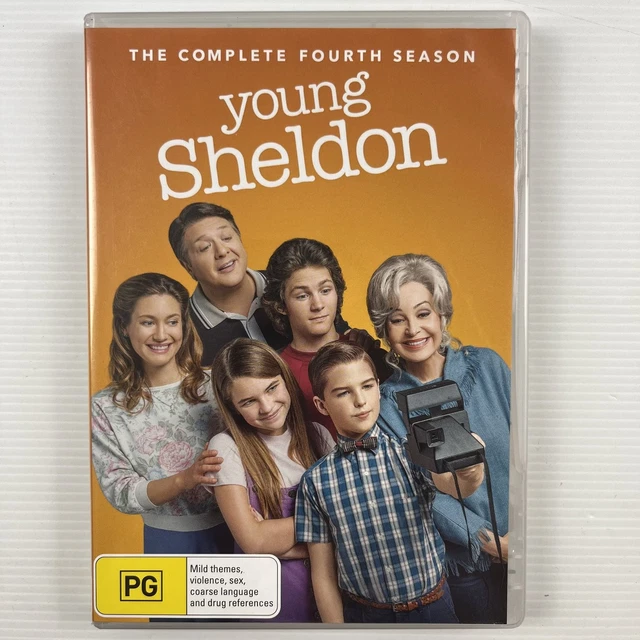 YOUNG SHELDON: THE Complete Fourth Season 4 DVD 2021 Jim Parsons Iain ...