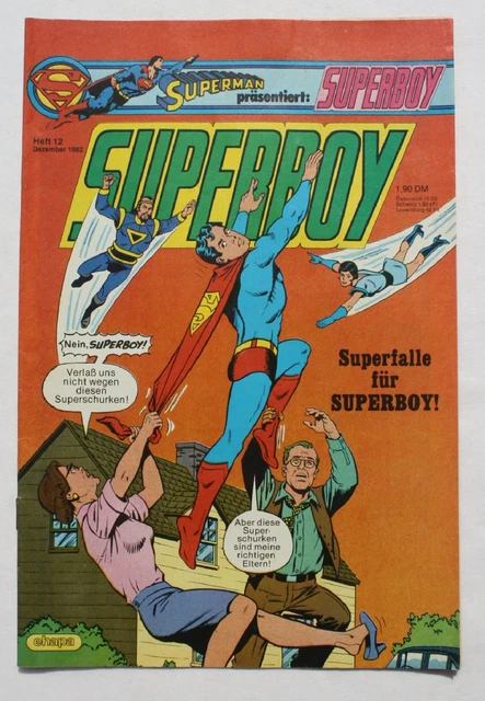 ORIGINAL EHAPA COMIC / Superboy # 12 / 1982 Mit Sammel-Ecke / Z1 EUR 6 ...