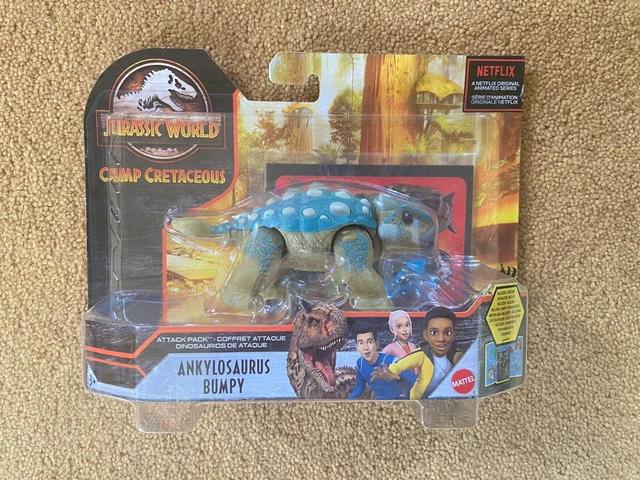 JURASSIC WORLD ANKLYOSAURUS Modellino Baby Bumpy Camp Cretaceous Attack ...