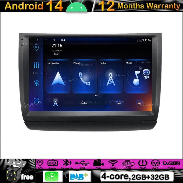 9&ANDROID 14 HEAD Unit DAB GPS SAT Navi Radio Carplay For Toyota Prius ...