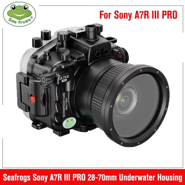 SEAFROGS 40M/130FT UNDERWATER Camera Housing Diving Case For Sony A7R ...