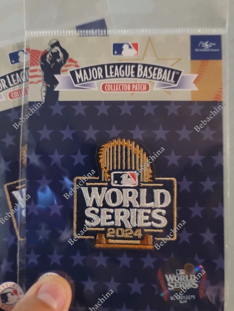 OFFICIAL MLB 2024 World Series Patch Baseball for Jersey Dodger Yankees ...