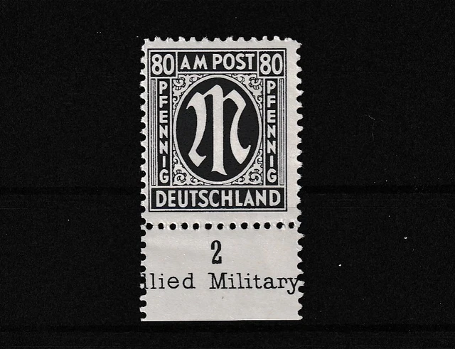 BRIEFMARKE ALL. BESETZUNG Bizone MiNr. 34 ** postfrisch 1945 EUR 7,90 ...
