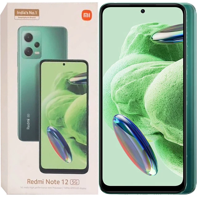 XIAOMI REDMI NOTE 12 5G Frosted Green 128GB + 4GB Dual-Sim Unlocked OEM ...