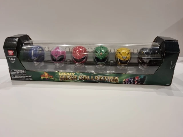 BANDAI POWER RANGERS Legacy Mask Collection Set - Mini Masks - RARE ...