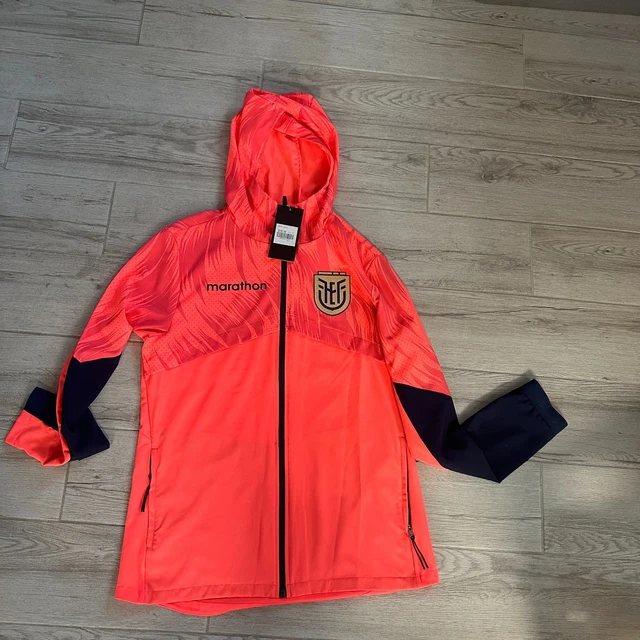 MARATHON ECUADOR SOCCER training jacket 2026 qualifiers men's orange ...