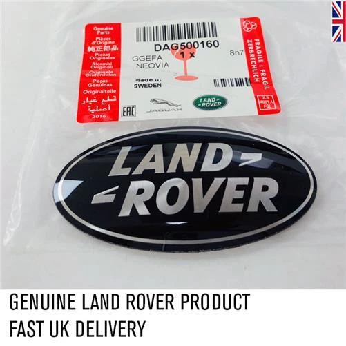 RANGE ROVER L494 Genuine Land Rover Grille Badge Black Silver Dag500160 ...
