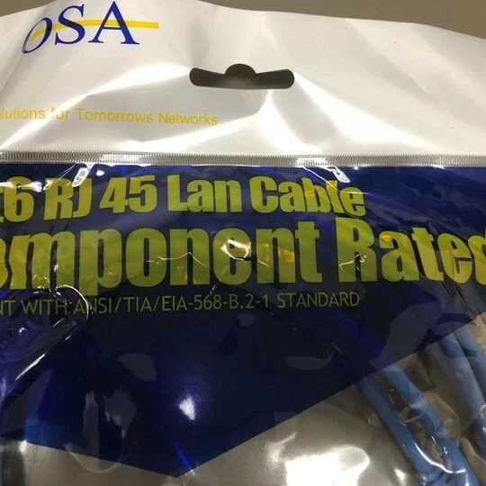CAT6 RJ45 LAN Cable - 3m - OSA Brand - New in Bag $5.00 - PicClick AU