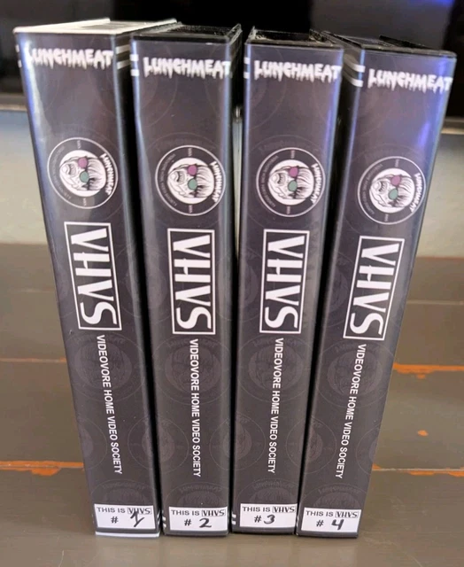 LUNCHMEAT VHS VIDEOVORE Patreon Exclusive Release LOT. #1-4 £142.57 ...