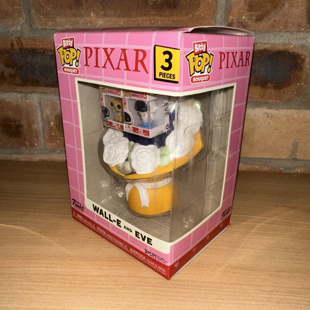 FUNKO POP WALL-E VALENTINES BITTY BOUQUET 2PK Bittyverse Pixar Hard To ...