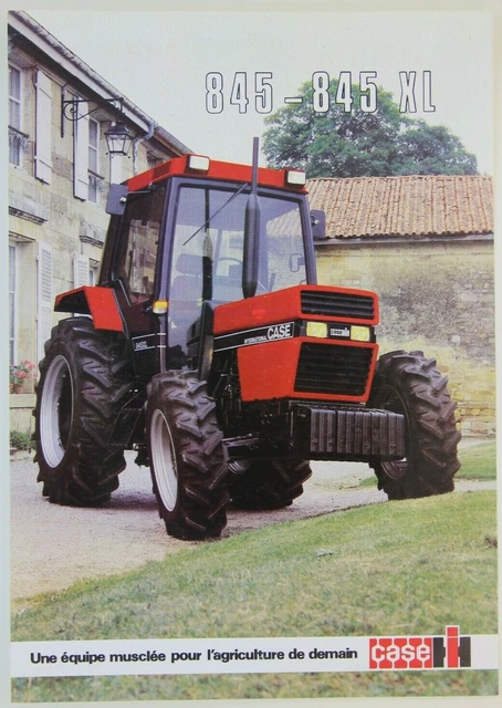 PROSPECTUS BROCHURE TRACTEUR CASE IH 845 - 845 XL tractor traktor prospekt EUR 19,99 - PicClick FR