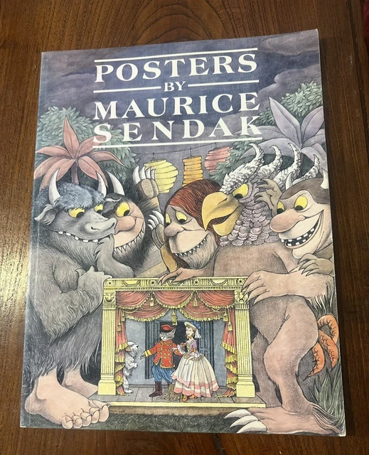 RARE VINTAGE 80’S POSTERS by MAURICE SENDAK Book! Where The Wild Things ...