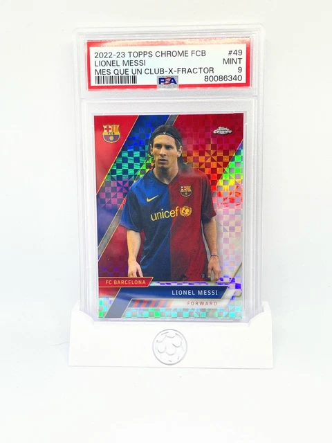 PSA 8 LIONEL Messi Parallel 1 of 22081 Argentina Qatar 2022 #118 FIFA ...