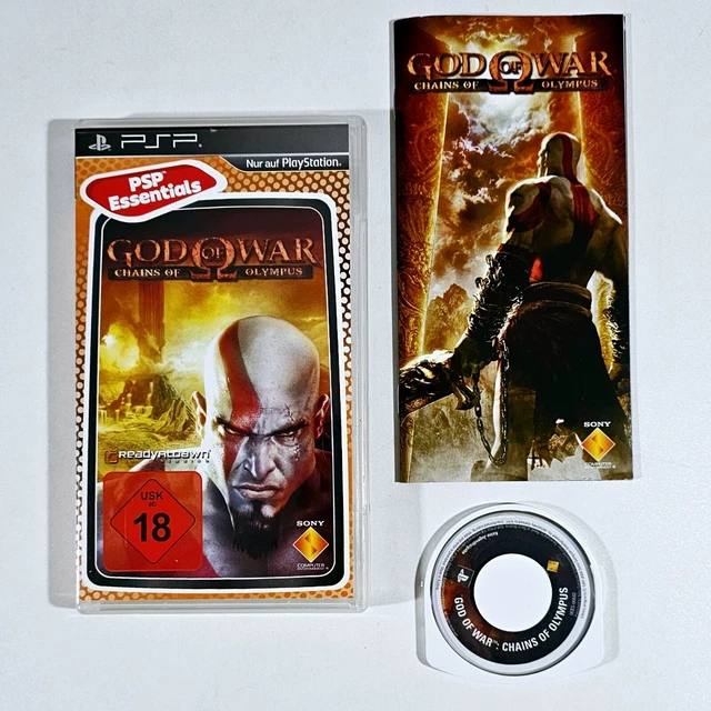 PSP PLAYSTATION PORTABLE God Of War Chains Of Olympus Dt Kratos Action ...