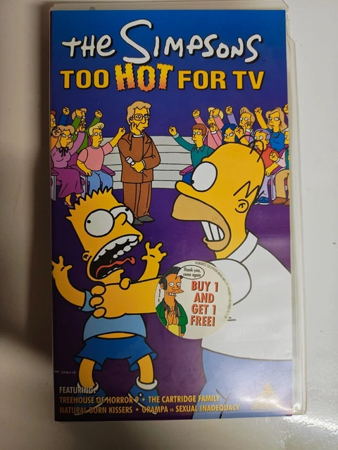 VINTAGE RETRO THE Simpsons Too Hot For TV (Animated) (VHS/SUR, 1999) £2 ...