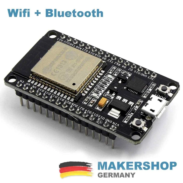 ESPRESSIF ESP32 WLAN Dev Kit Scheda Sviluppo Bluetooth Wifi v1 WROOM32 ... ESPRESSIF ESP32 WLAN Dev Kit Scheda Sviluppo Bluetooth Wifi v1 WROOM32 ...