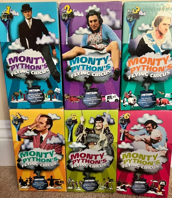 MONTY PYTHON FLYING Circus~Complete Series~Vhs~Seasons 1-3~Boxed Sets ...
