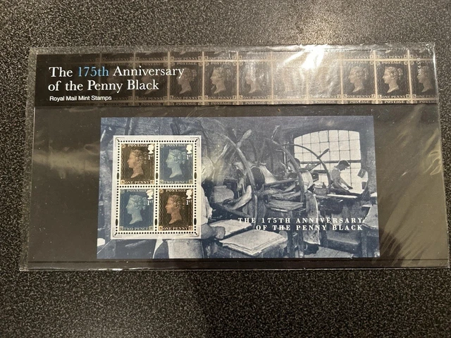 ROYAL MAIL MINT Stamps 175th Anni Penny Black Pres Pk Code 510 06/05 ...