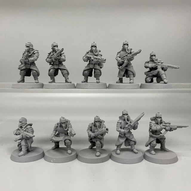 DEATH KORPS OF Krieg Infantry Grenadiers Forge World Warhammer 40,000 ...