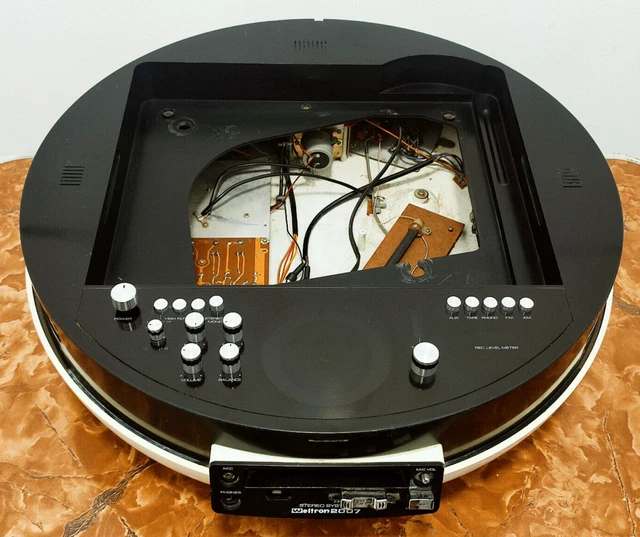 VINTAGE WELTRON 2007 Stereo System Turntable Space Age - For Parts $200 ...