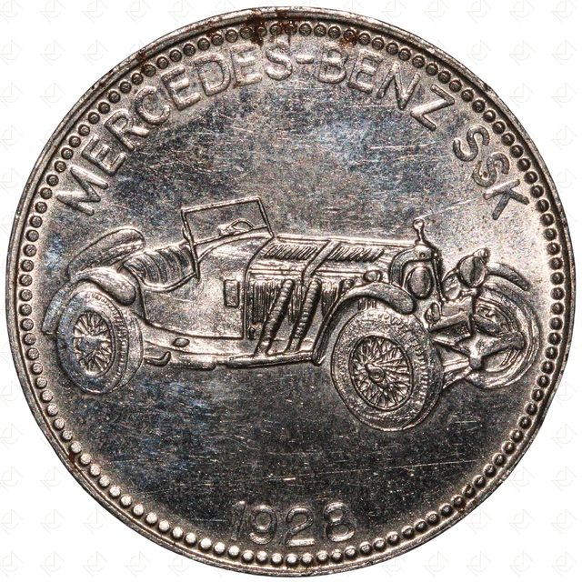 GERMANY SHELL FAMOUS Sports Cars Advertising Token – Mercedes-Benz SSK ...