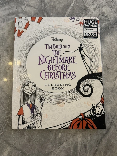 TIM BURTONS NIGHTMARE before christmas Colouring Book BN EUR 4,67 ...