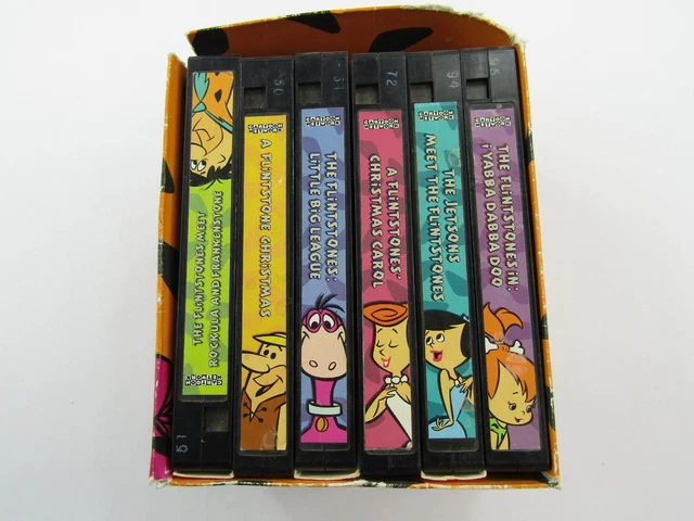 VTG CARTOON NETWORK The Flintstones VHS Box Set Video Tapes Rare Promo ...