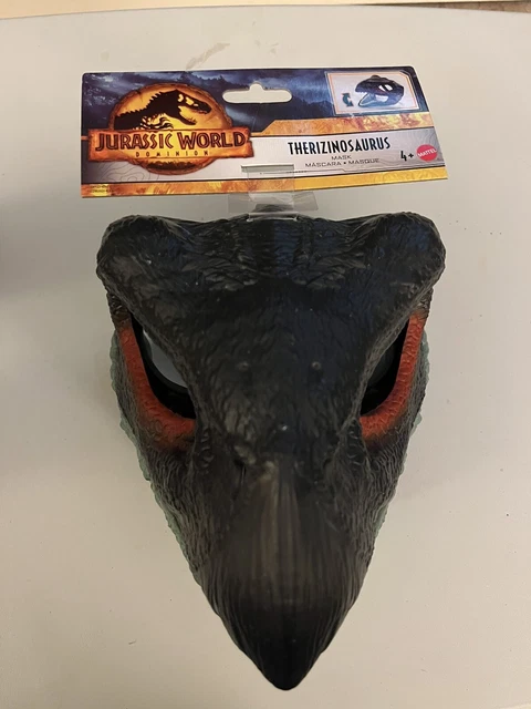 MATTEL JURASSIC WORLD Dominion Therizinosaurus Dinosaur Dino Mask £38. ...