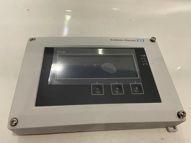 ENDRESS+HAUSER RIA46 CONTROL panel display for field meter control unit ...