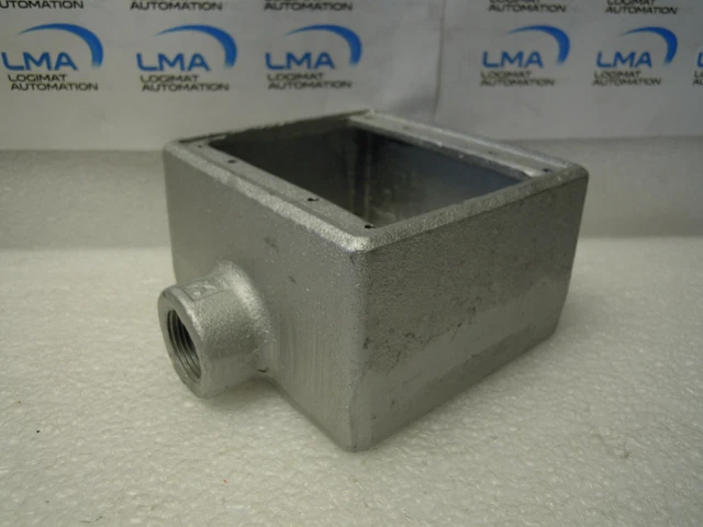 CROUSE-HINDS FDC222 CONDULET 3/4" Npt Cast Device Two Gang Outlet Box ...