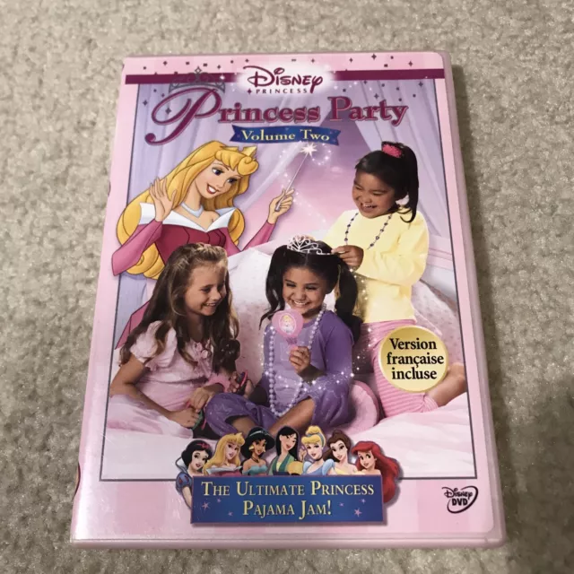 DISNEY PRINCESS PARTY Volume 2 DVD Ultimate Pajama Jam Stories Music ...